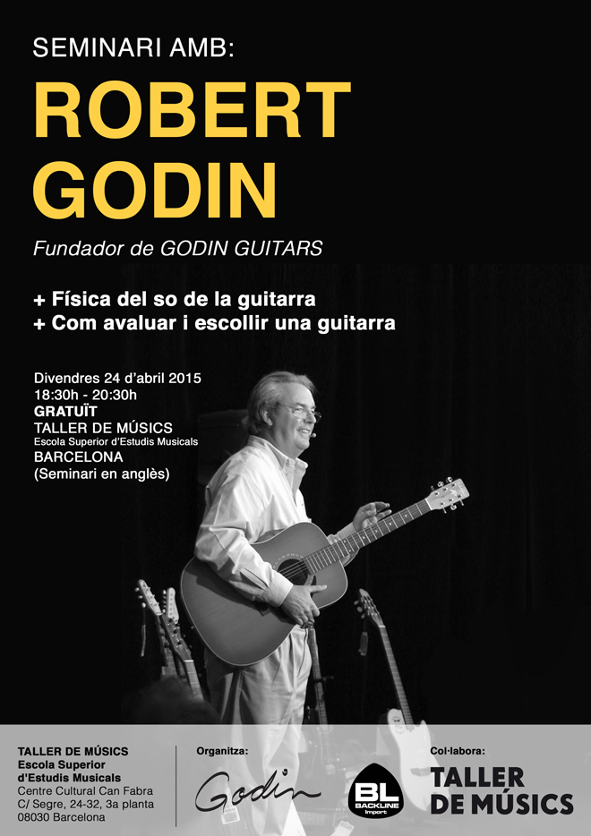 Robert Godin en Barcelona - Cutaway Guitar Magazine