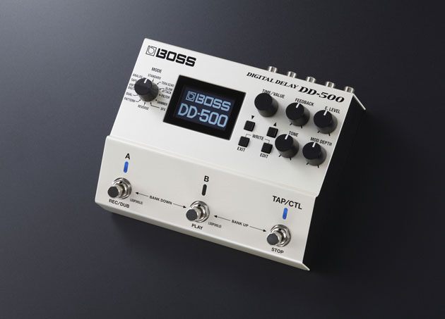 BOSS introduce el delay DD-500 Cutaway Guitar Magazine