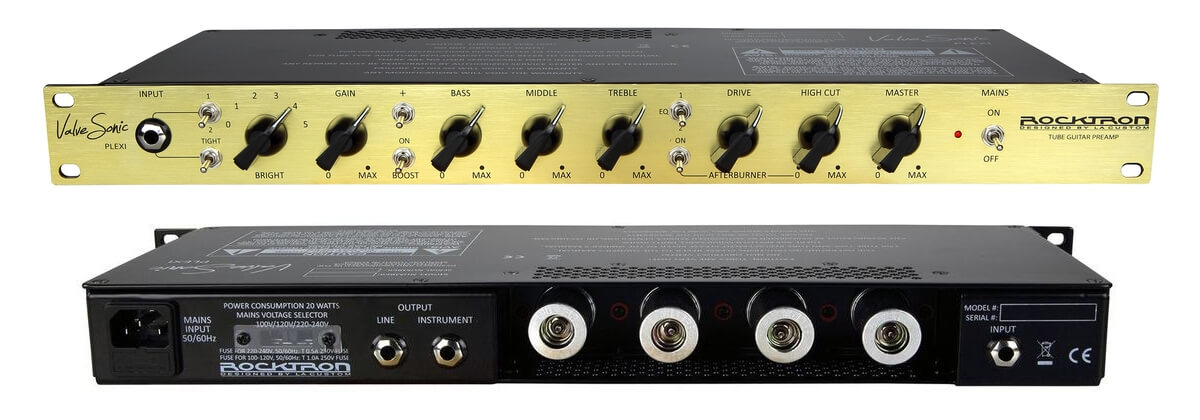 Rocktron presenta el nuevo ValveSonic Plexi Preamp Cutaway Guitar Magazine