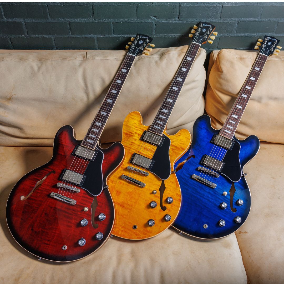 Gibson ES-335 Custom Color Cutaway Guitar Magazine