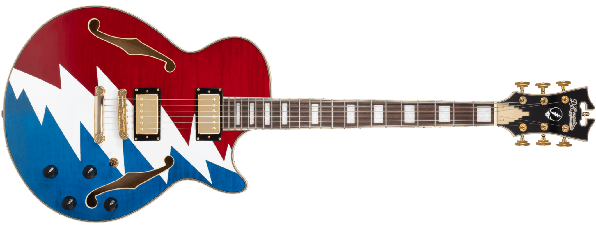 D´Angelico 60 Years Grateful Dead Cutaway Guitar Magazine