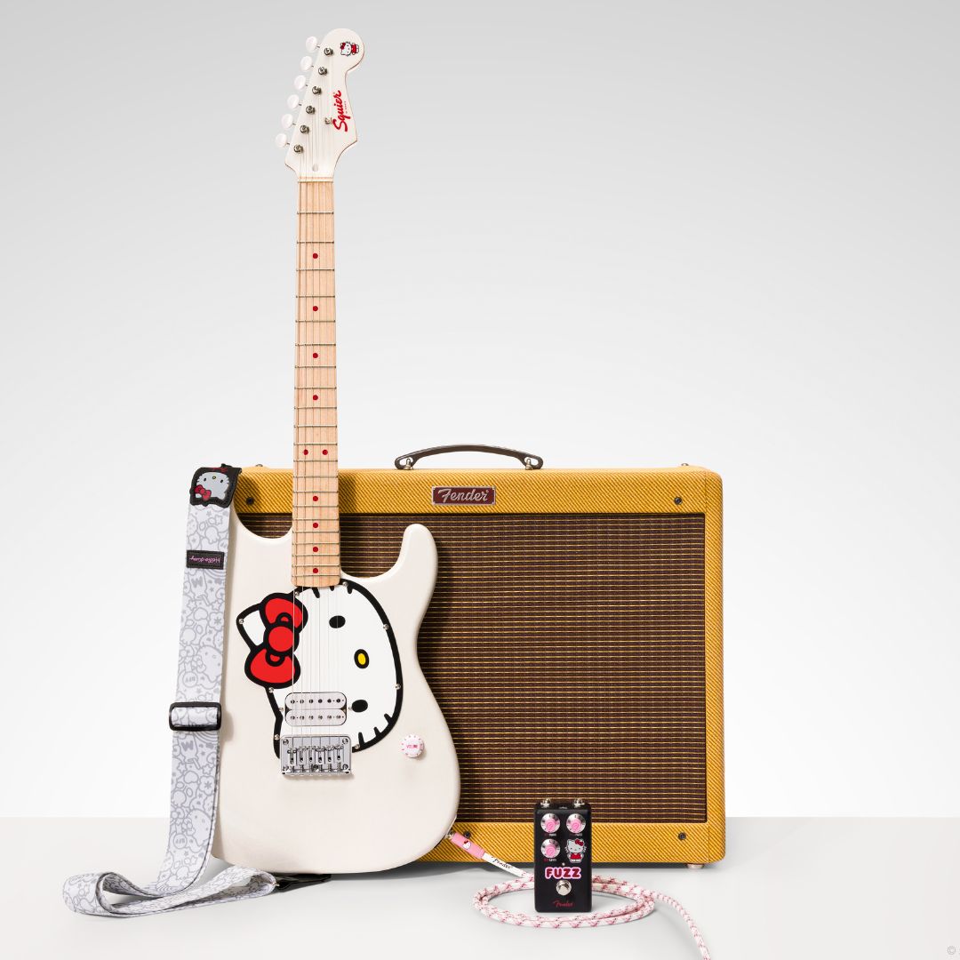 Fender Hello Kitty Collection Cutaway Guitar Magazine